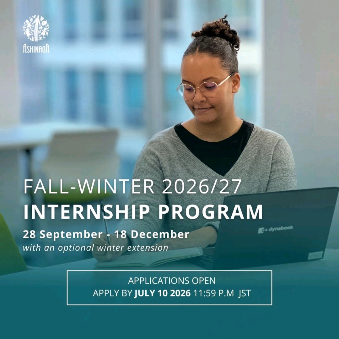 Ashinaga Foundation Internship Program 2026/2027: Fully Remote Global ...